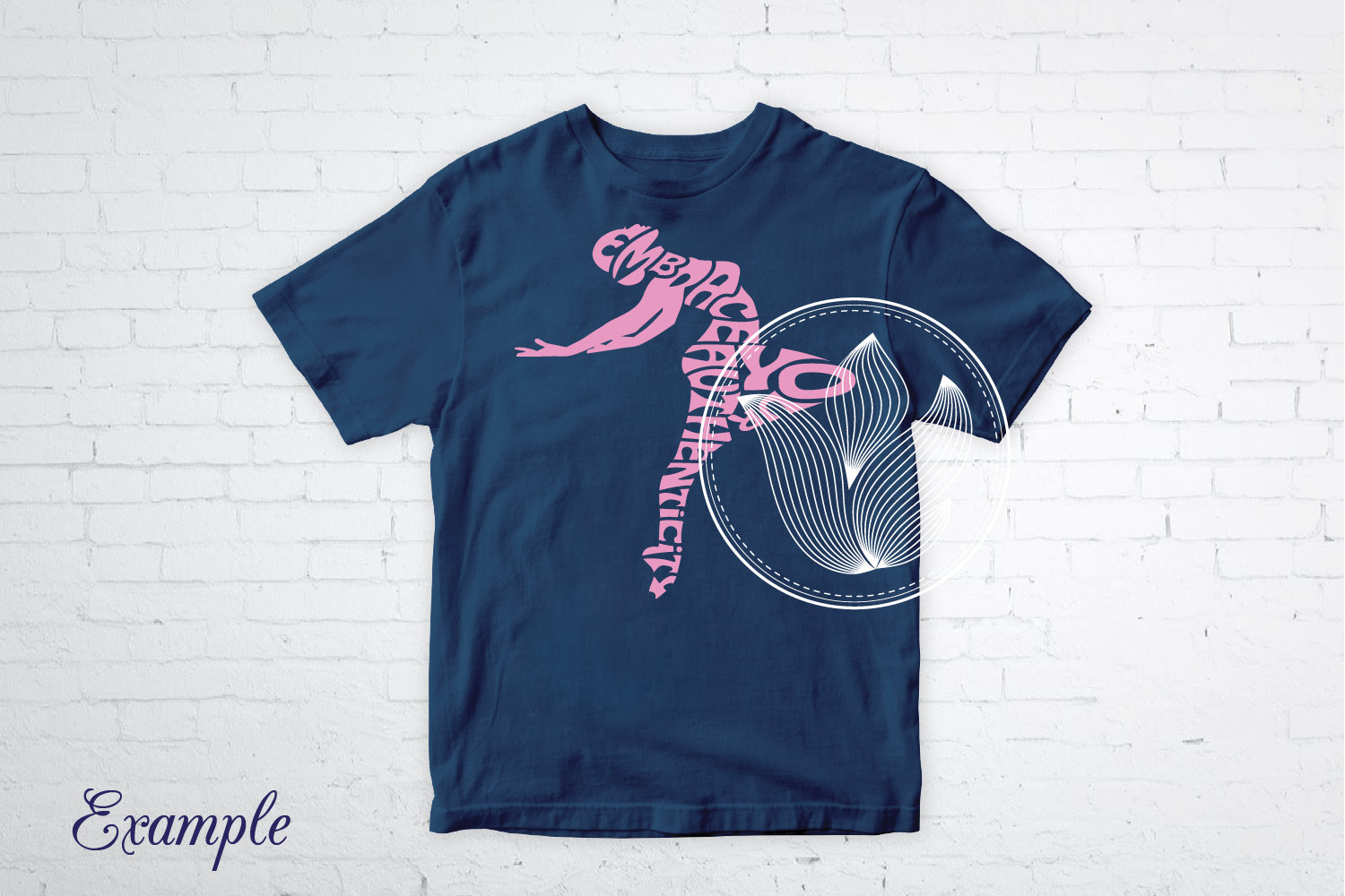 Embrace your authenticity Word Art Svg Dxf Eps Png Jpg | Etsy