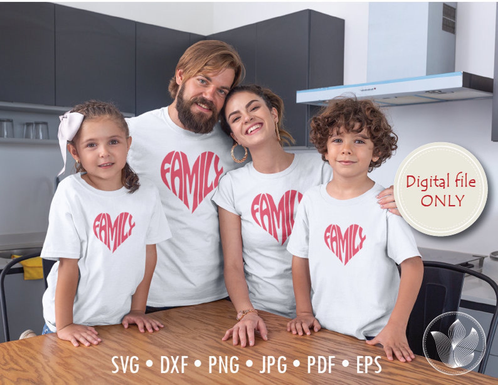 Family Word Art Family Svg Dxf Eps Png Jpg Family Logo - Etsy Canada