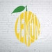 Lemon Word Art, Lemon Jpg, Png, Eps, Svg, Dxf, Child Illustration ...