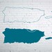 Puerto Rico Svg Cut File Outline Map Stencil Map - Etsy