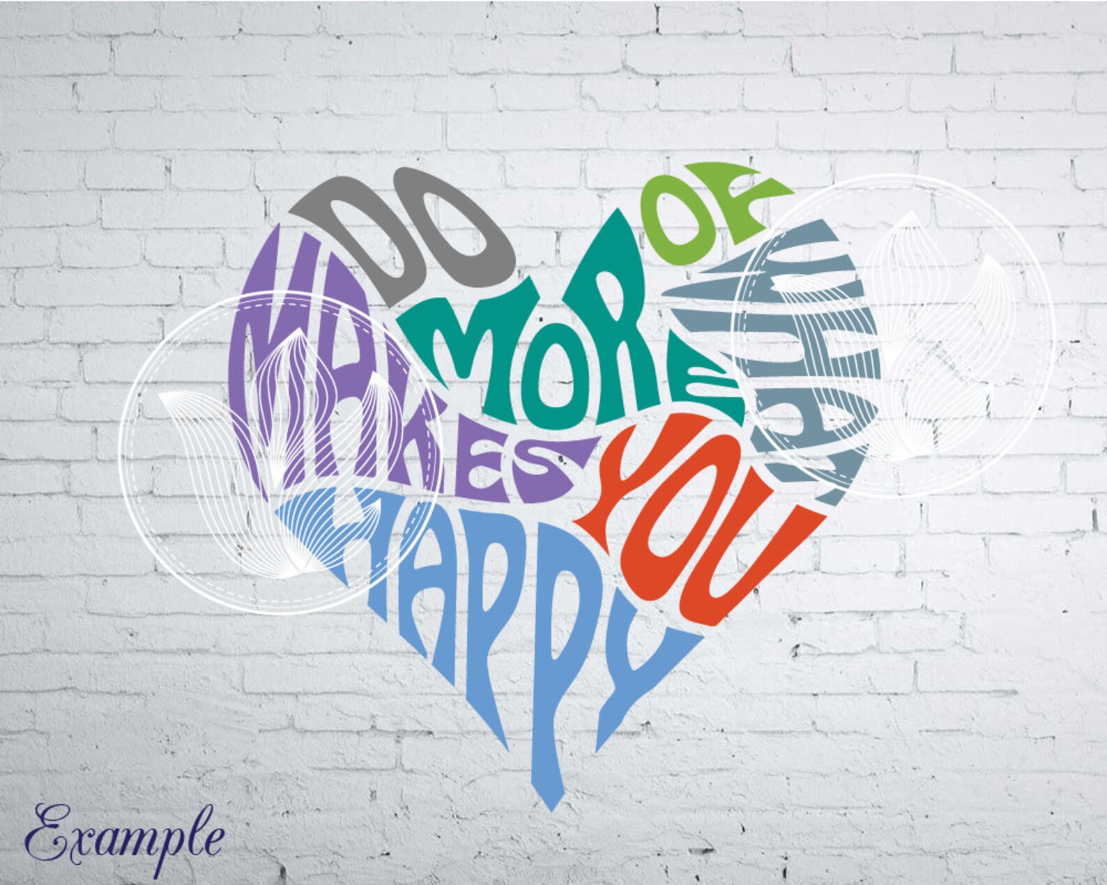 Custom Digital Word Art Svg Cutting File in the Shape You | Etsy