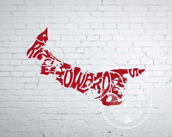 Prince Edward Island Word Art, PEI Svg Dxf Eps Png Jpg, PEI Logo Design ...