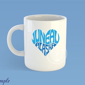 Juneau Alaska Word Art Juneau Alaska Svg Dxf Eps Png Jpg | Etsy