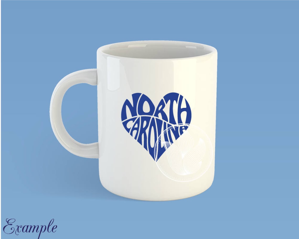 North Carolina Word Art North Carolina Svg Dxf Eps Png Jpg - Etsy