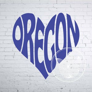 Oregon Word Art Oregon Svg Dxf Eps Png Jpg Oregon Logo - Etsy