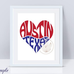Austin Texas Word Art Austin Texas Svg Dxf Eps Png Jpg - Etsy