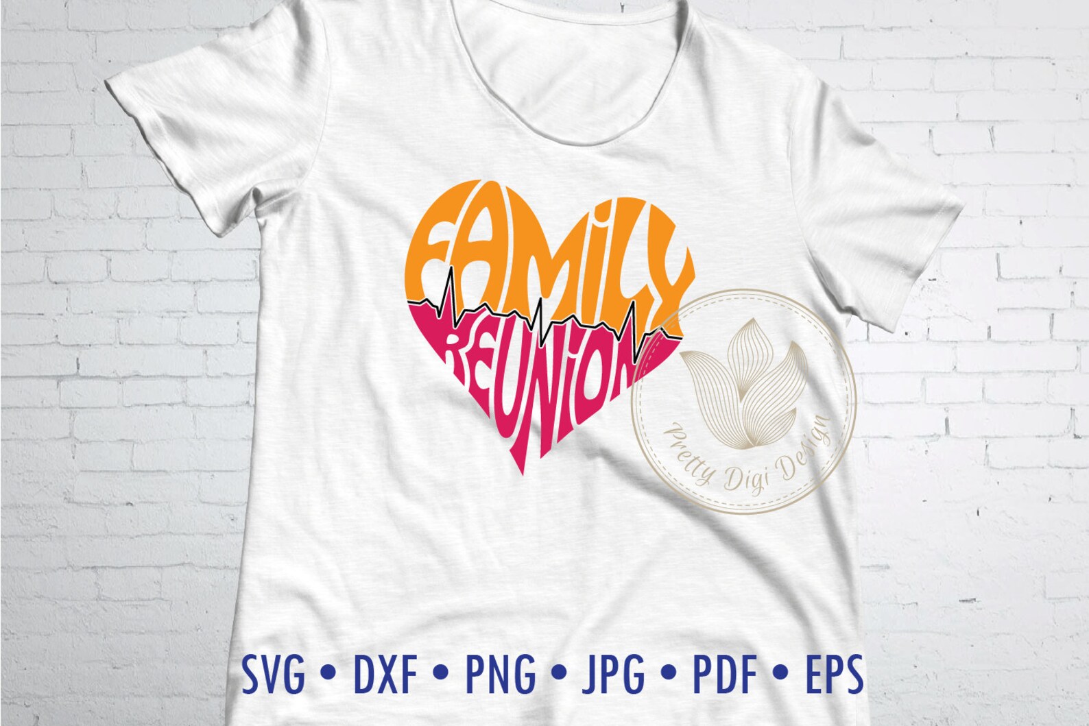 Family reunion word art in heart shape Svg Dxf Eps Png Jpg | Etsy