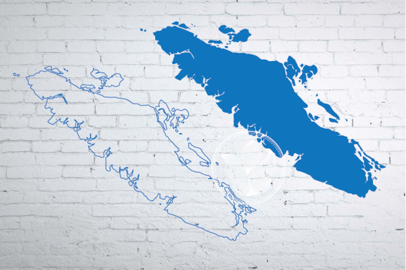 Vancouver Island Svg Cut File Eps Png Dxf Outline Vector Map | Etsy