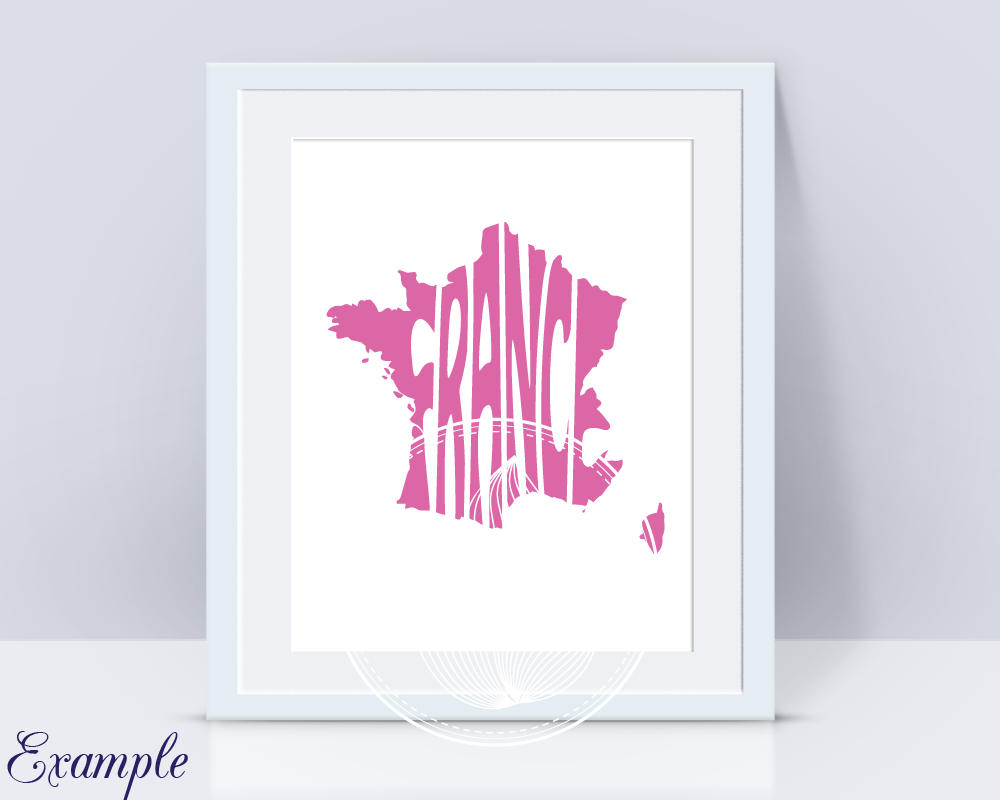 France Word Art France Svg Dxf Eps Png Jpg France logo | Etsy