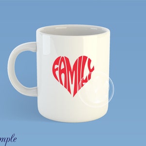 Family Word Art Family Svg Dxf Eps Png Jpg Family Logo - Etsy Canada