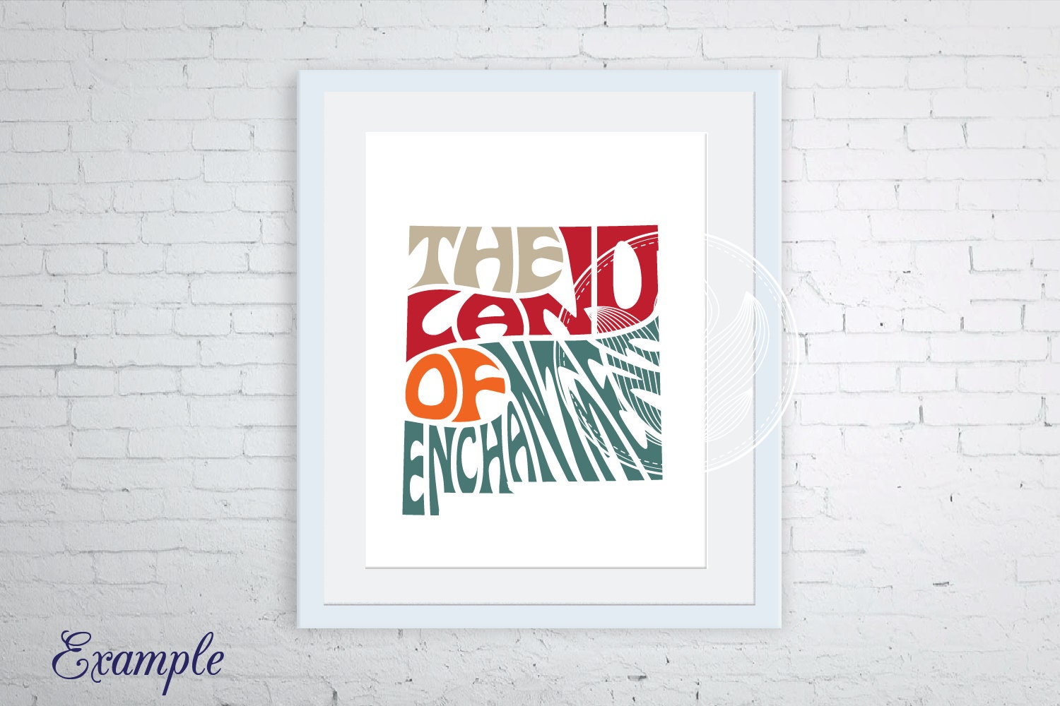The Land of Enchantment State word Art New Mexico Svg Dxf Eps | Etsy