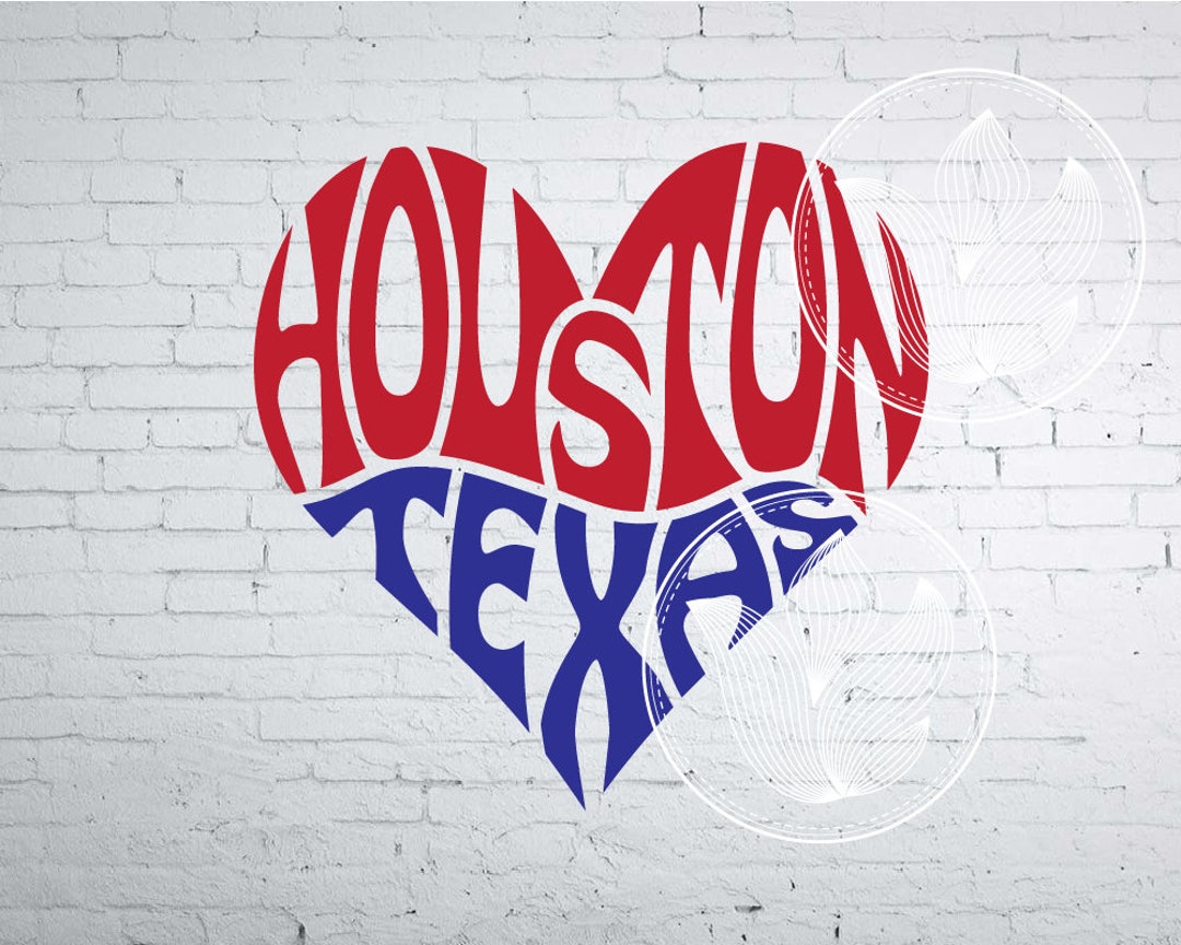 Houston Texas Word Art, Houston Texas Svg Dxf Eps Png Jpg, Houston TX ...