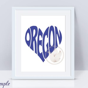 Oregon Word Art Oregon Svg Dxf Eps Png Jpg Oregon Logo - Etsy