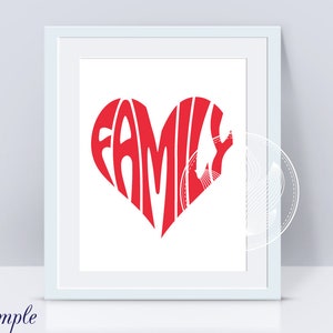 Family Word Art Family Svg Dxf Eps Png Jpg Family Logo - Etsy Canada
