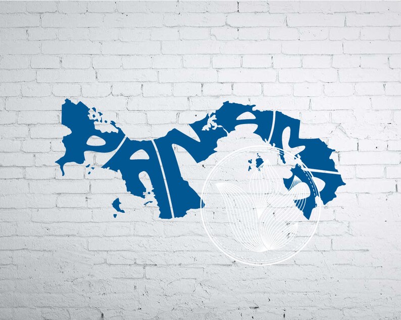 Panama Word Art Svg Dxf Eps Png Jpg T-shirt Typography - Etsy Canada