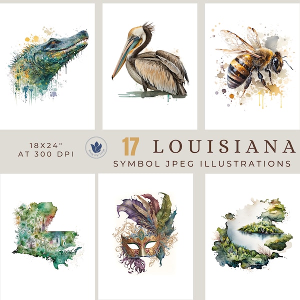 Louisiana Symbol - Etsy