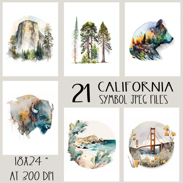 California Printable - Etsy