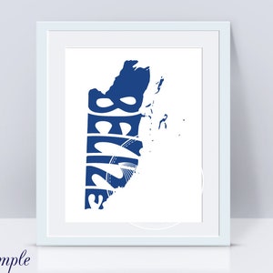 Belize Word Art Belize Svg Dxf Eps Png Jpg Belize Logo - Etsy Canada