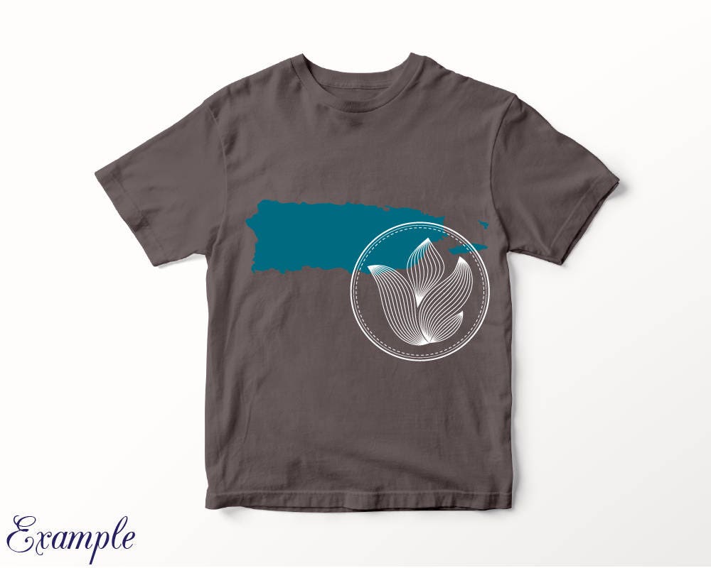 Puerto Rico Svg Cut File Outline Map Stencil Map - Etsy