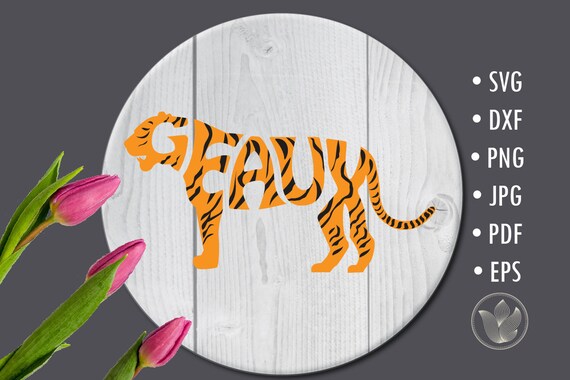 Tiger Word Art