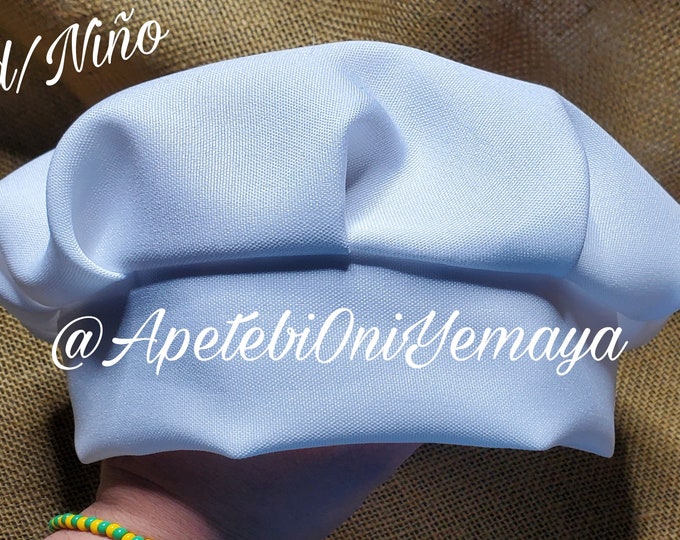 Child - Kids Gorro De Iyawo Obatala Baba Hat Santeria Ifa Mano De ...