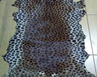 Leopard skin rug | Etsy