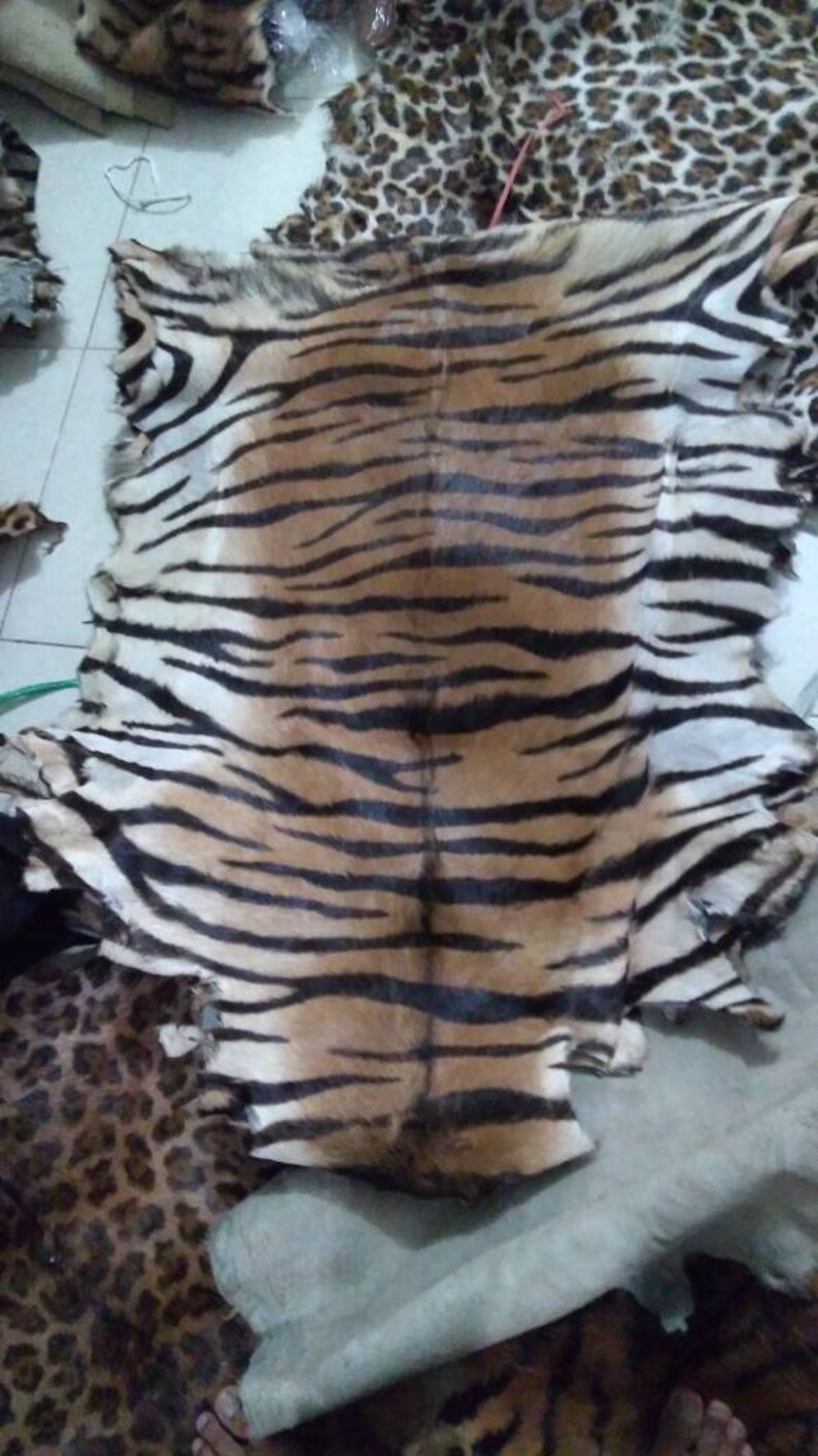 Leopard Rug Goat Skin Rug Fur Pelt Animal Skin Pelt floor | Etsy