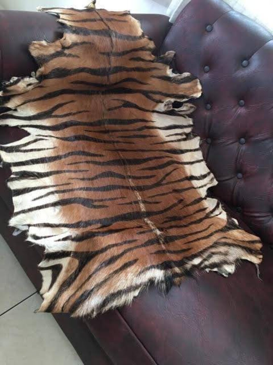 Tiger Rug Goat Skin , Animal Rug, Animal Skin Rug, Animal Skin Rug ...