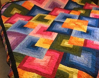 Abstract quilt | Etsy