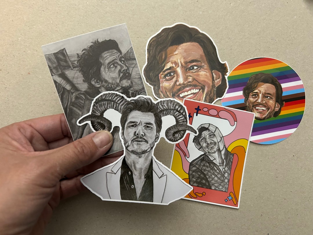 Pedro Pascal Sticker Pack - Etsy