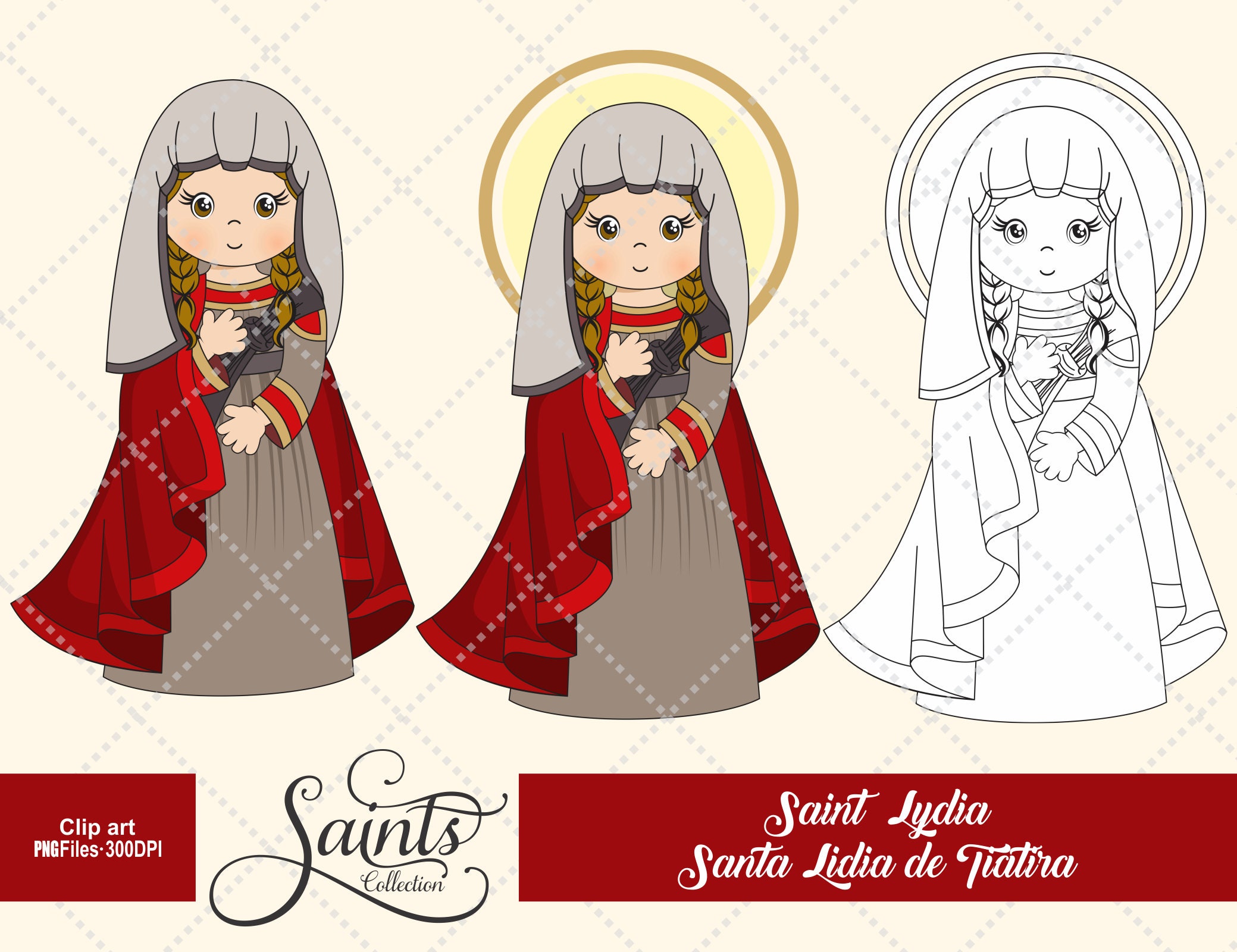 Saint Lydia Santa Lidia de Tiatira Catholic Saint | Etsy