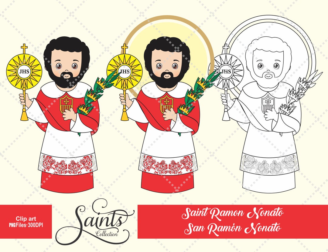 Saint Ramon Nonato Holy Spanish Catholic Saint Communion - Etsy