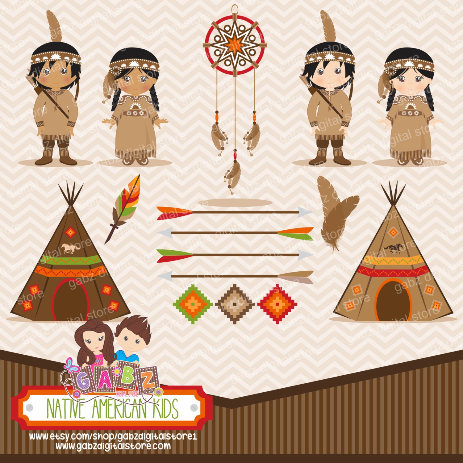Native American Clip Art For Kids
