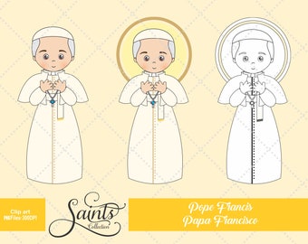 Pope Francis Clipart - Etsy