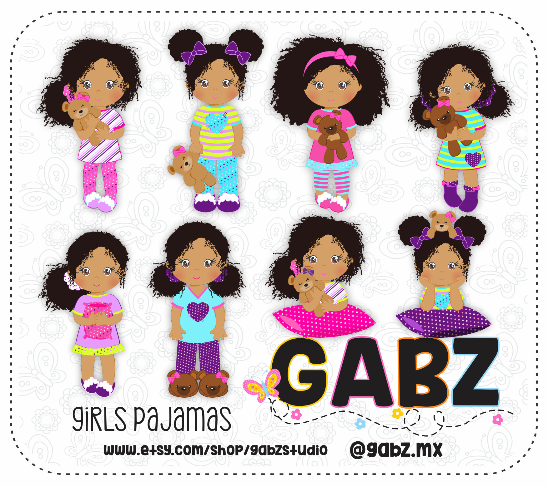 Girls Pajamas Slumber Party Sleepover Party Girls | Etsy