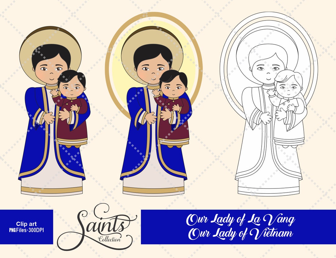 Our Lady of La Vang Our Lady of Vietnam Catholic Saints - Etsy