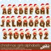 Christmas Girls Alphabets, Cookies Christmas, Alphabet, Cookies ...