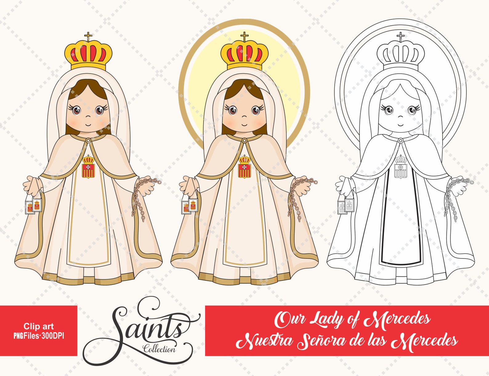 Our Lady of Mercedes, Virgen De Las Mercedes, Holy Virgin, Catholic ...