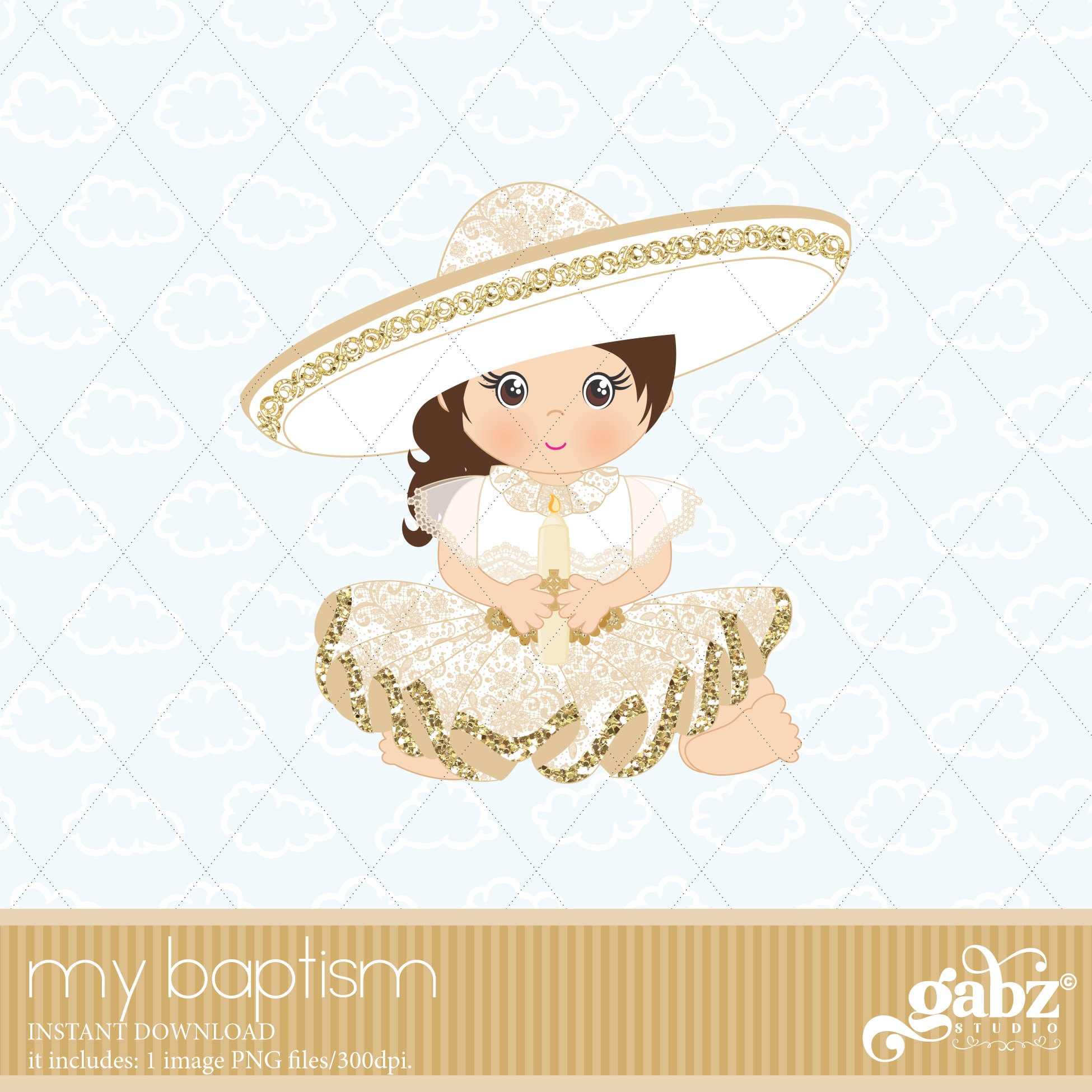 My Baptism Little Girl Baby Girl Charra Christening - Etsy