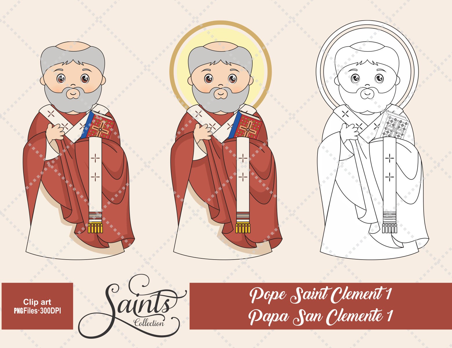 Medieval Pope Clipart