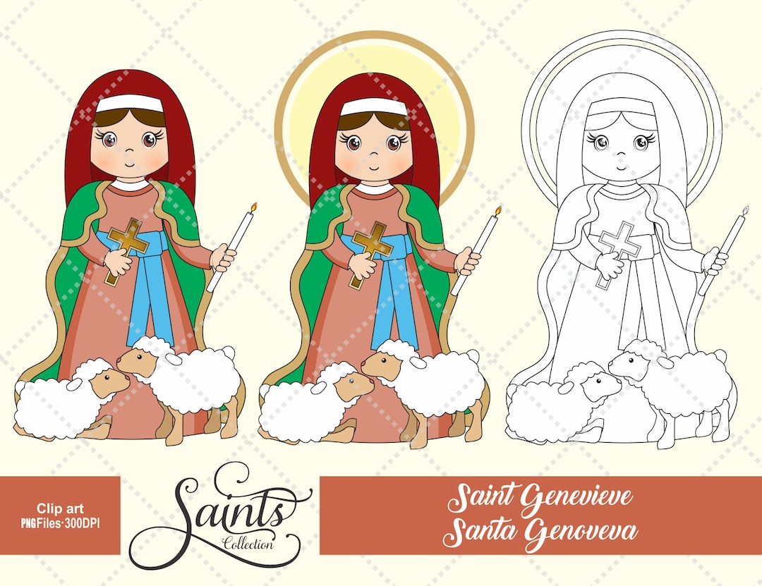 Saint Genevieve, Santa Genoveva, Holy French, Catholic Saint, Religious ...