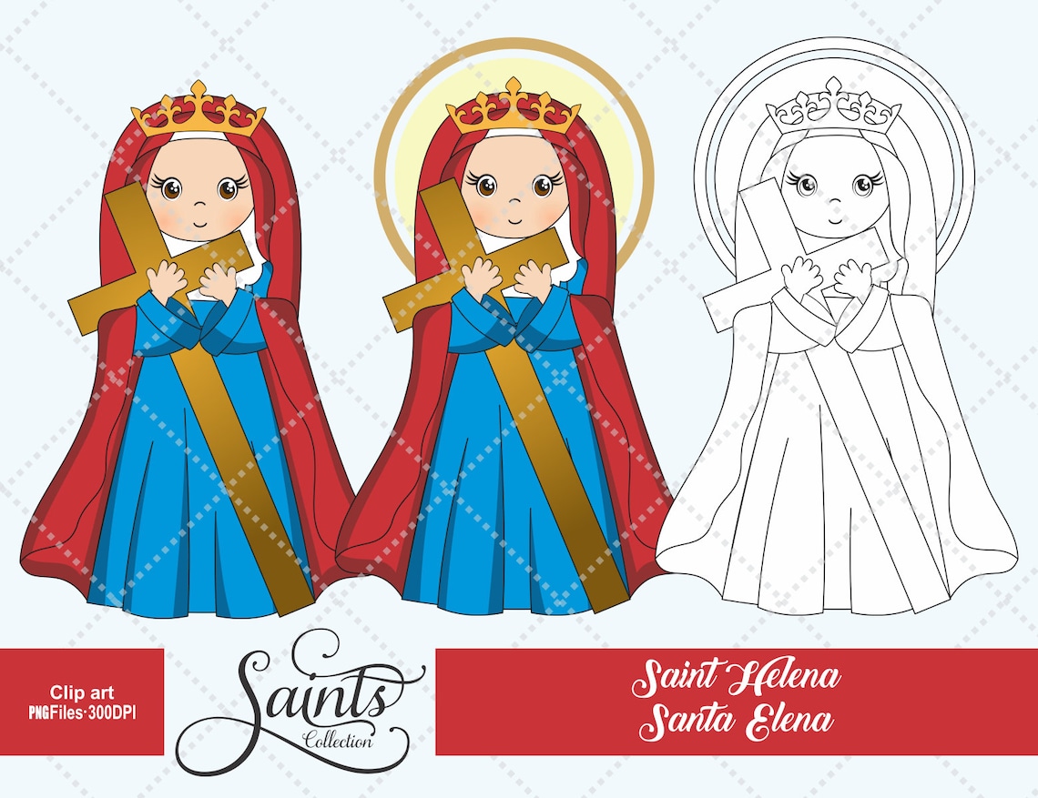 Saint Helena Santa Elena Catholic Saint Holy Italian - Etsy