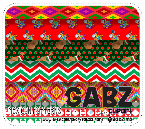 Mexican Aztec Patterns