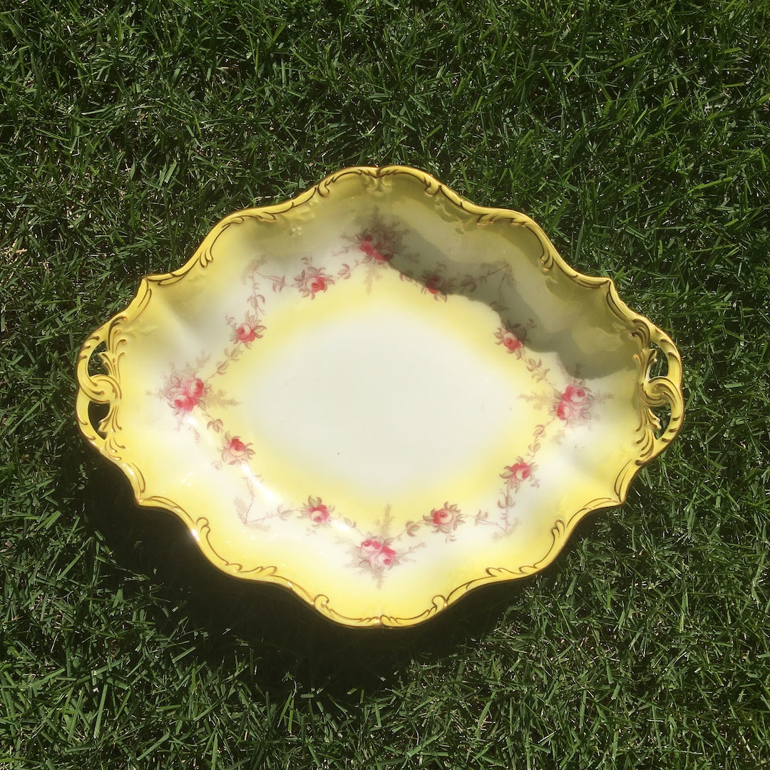 Vintage 1930's Cauldon Ware Brown Westhead Moore & Co. Serving Dish ...