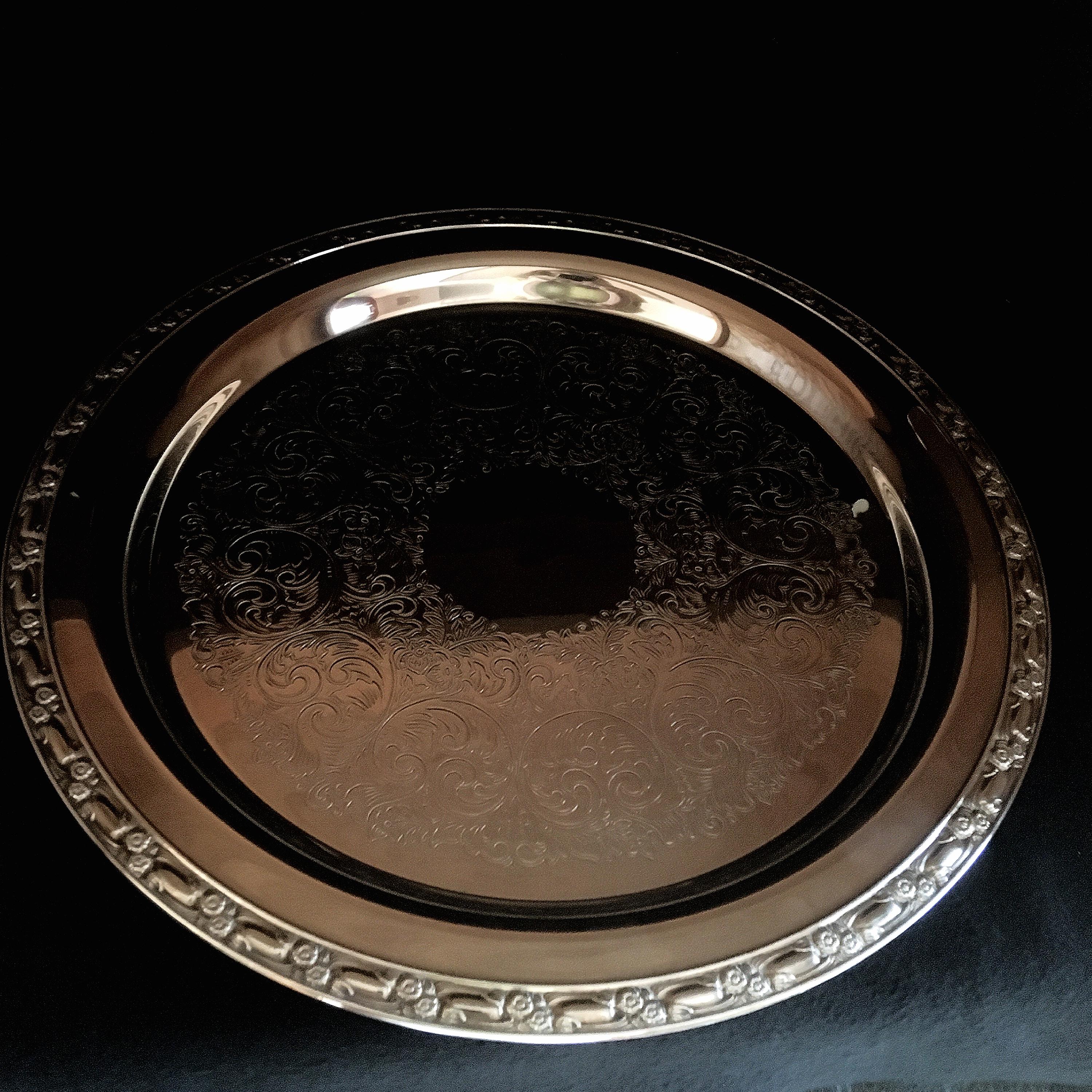Oneida Sterling Silver Platter Oneida Silver Plate 34 For Sale On