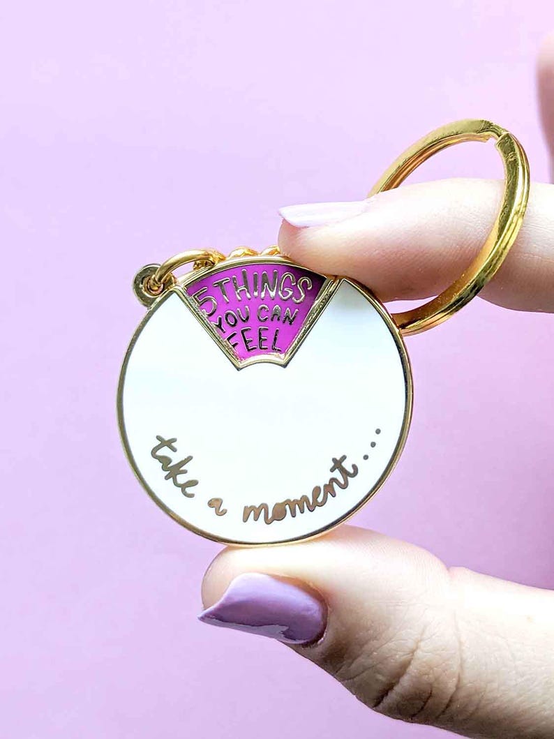 Self Care Spinner Keychain - Etsy