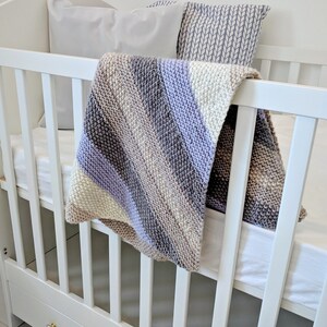 Baby Cakes Knit Blanket Pattern, Easy Beginner Friendly Baby Blanket ...