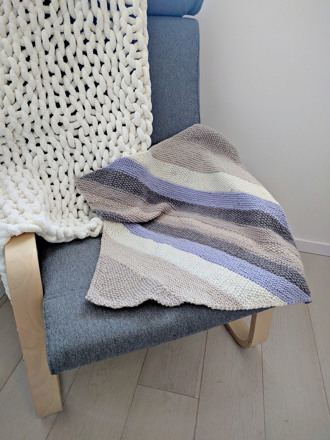 Baby Cakes Knit Blanket Pattern Easy Beginner Friendly Baby | Etsy