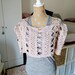Lace Crochet Boxy Top Pattern, Instructions for Women's Crocheted Top ...
