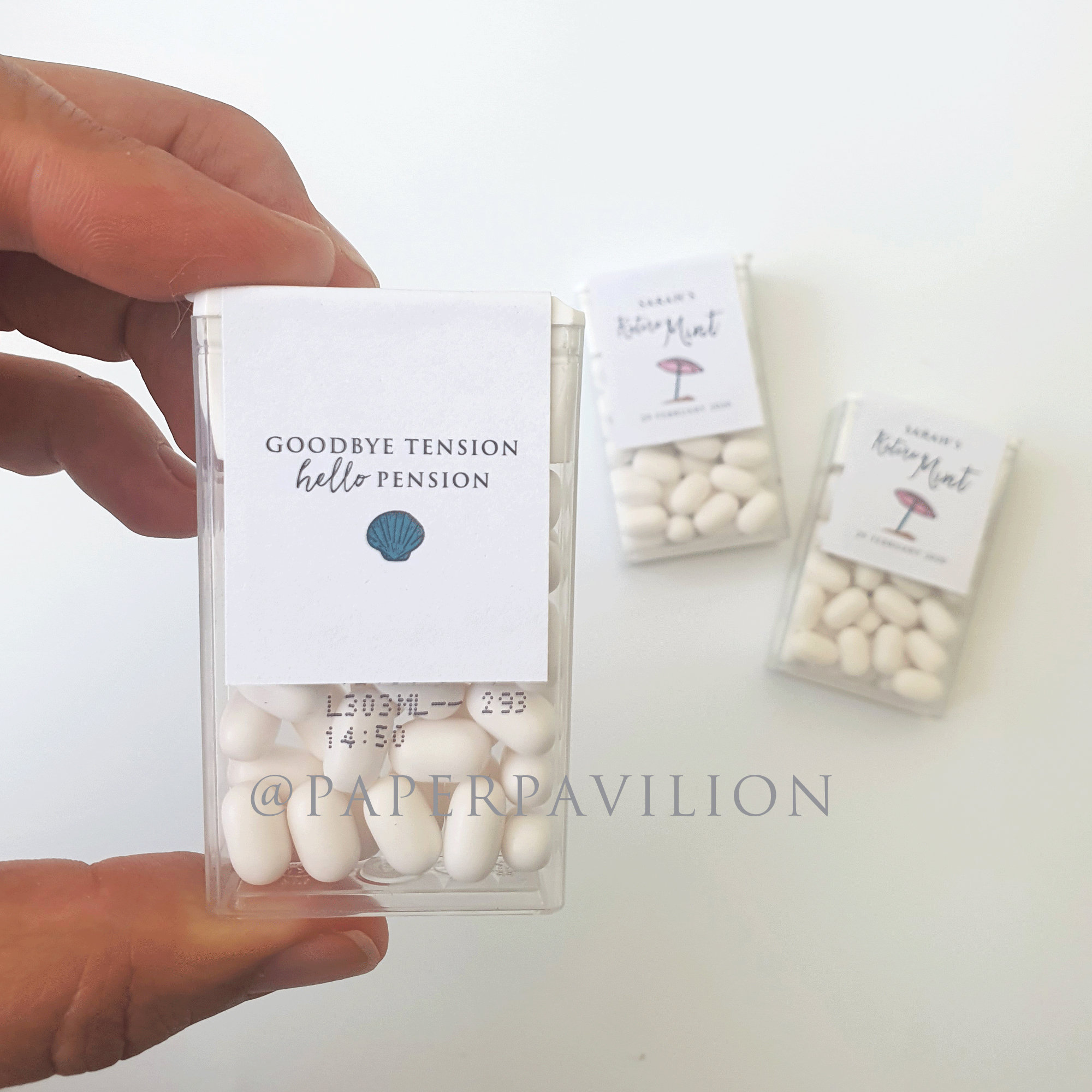 Personalized RETIRE mint labels retirement party party | Etsy